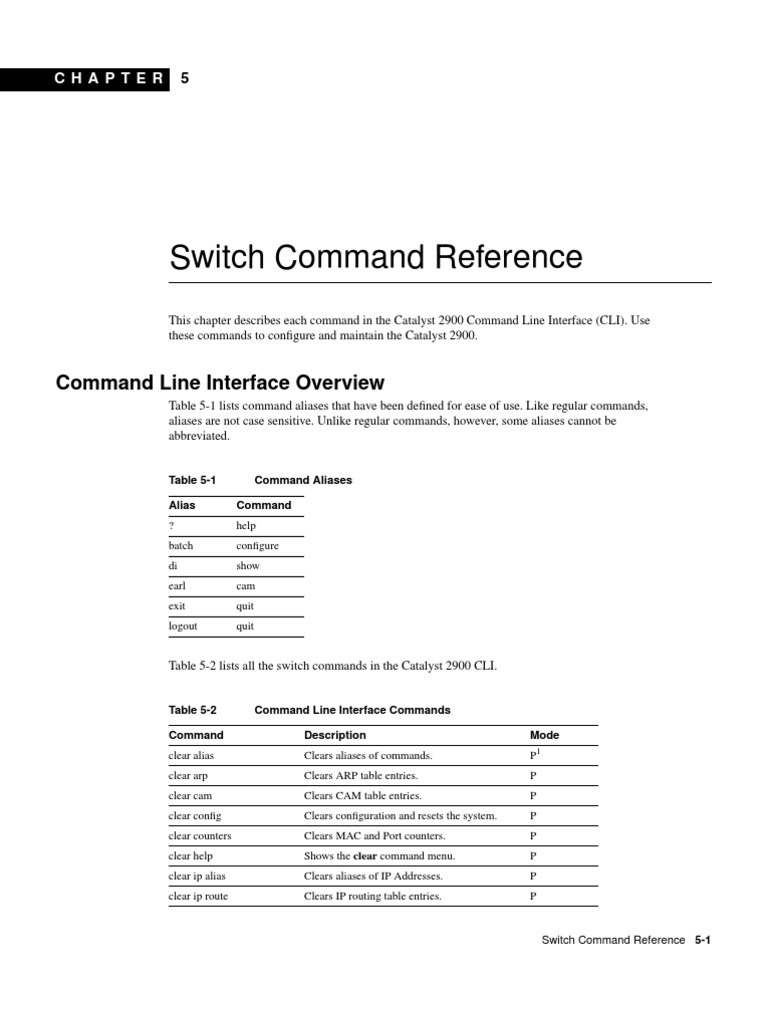 Switch Command CISCO | PDF | Command Line Interface | Ip Address