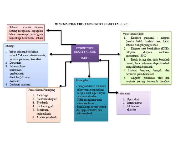 Mind Mapping CHF Fhya | PDF