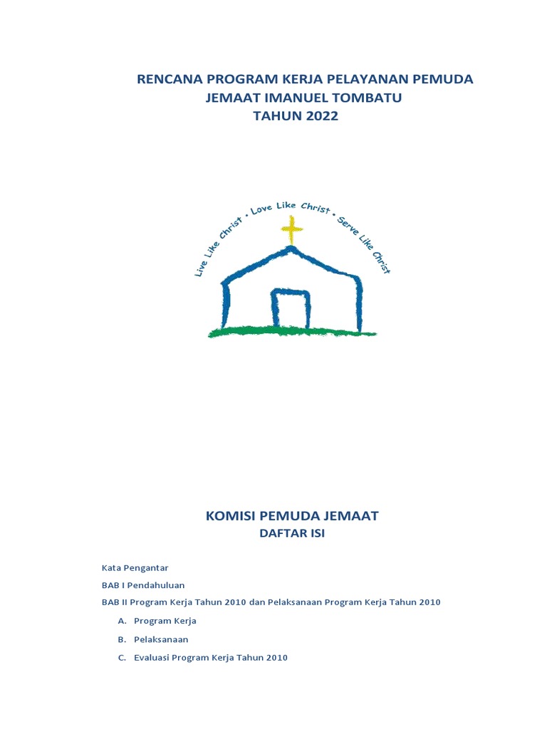 Rencana Program Kerja Pemuda Jemaat | PDF