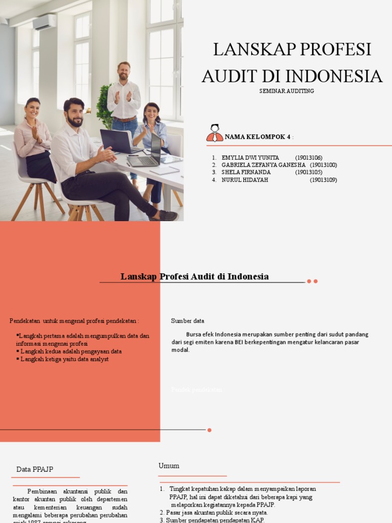 Profesi Audit Di Indonesia - Seminar Auditing (Kel.4) | PDF