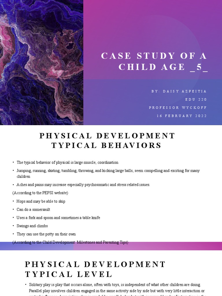 Edu 220 Case Study | PDF | Developmental Psychology | Friendship
