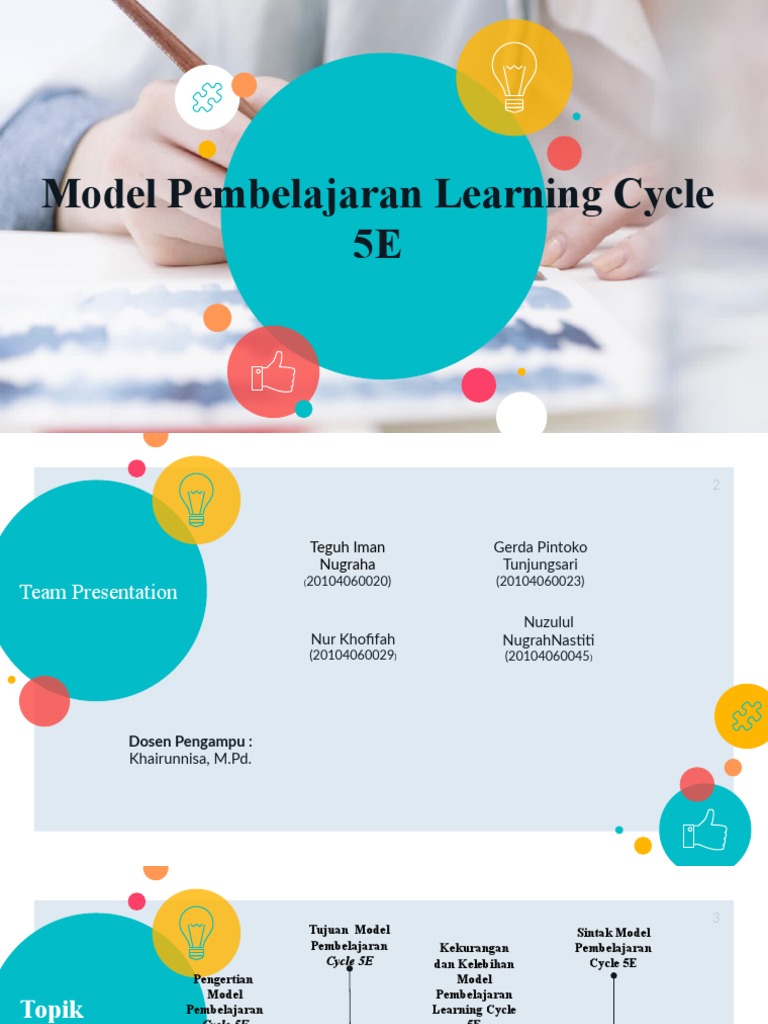 Kelompok 5 Model Pembelajaran Learning Cycle 5e | PDF
