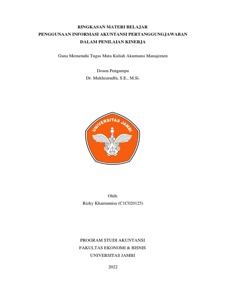 RMB 8 Akt Manajemen | PDF | Bisnis