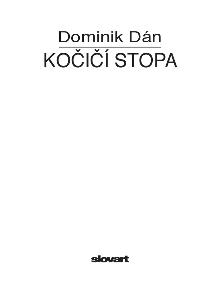 Dominik Dán: Kočičí Stopa | PDF