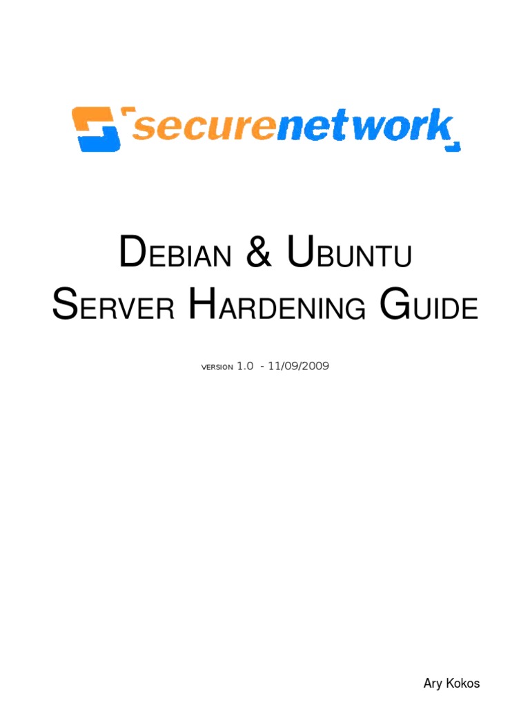 Debian Ubuntu Hardening Guide Pdf Password Superuser 5269