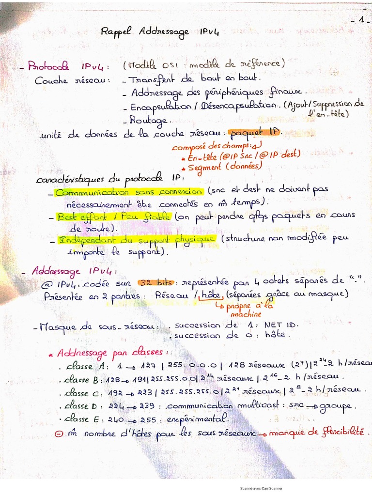 Cours IPNET Routing | PDF