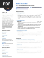 Deepali Kumar CV | PDF | User Interface | Design