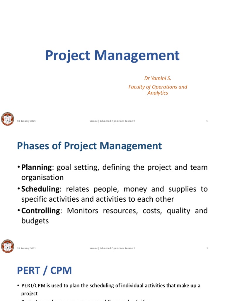 Project Management | PDF