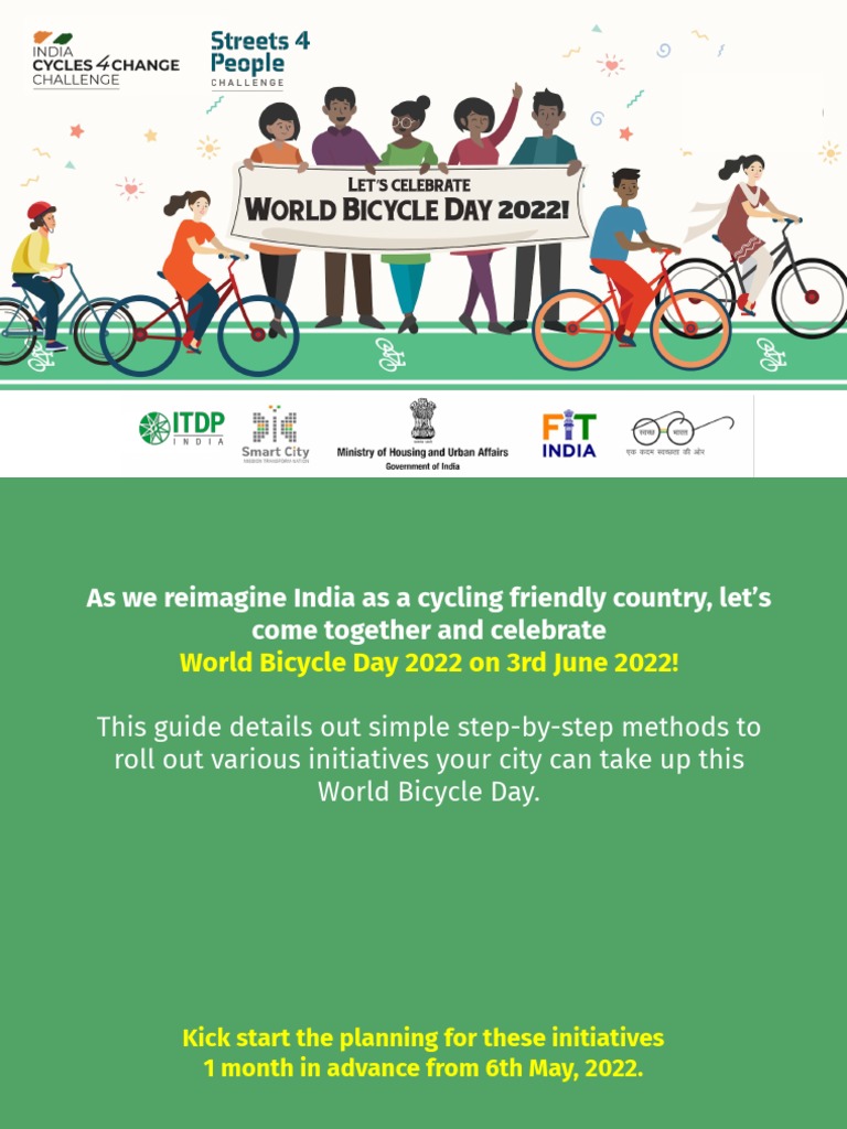 Guide To Celebrate World Bicycle Day 2022 | PDF | Traffic ...