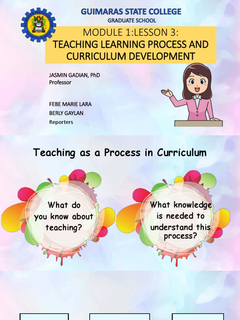 MODULE 1 Lesson 3 | PDF | Learning | Learning Theory (Education)