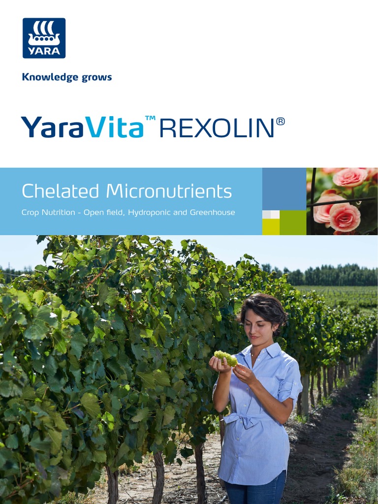 Rexolin: Chelated Micronutrients | Download Free PDF | Soil | Micronutrient