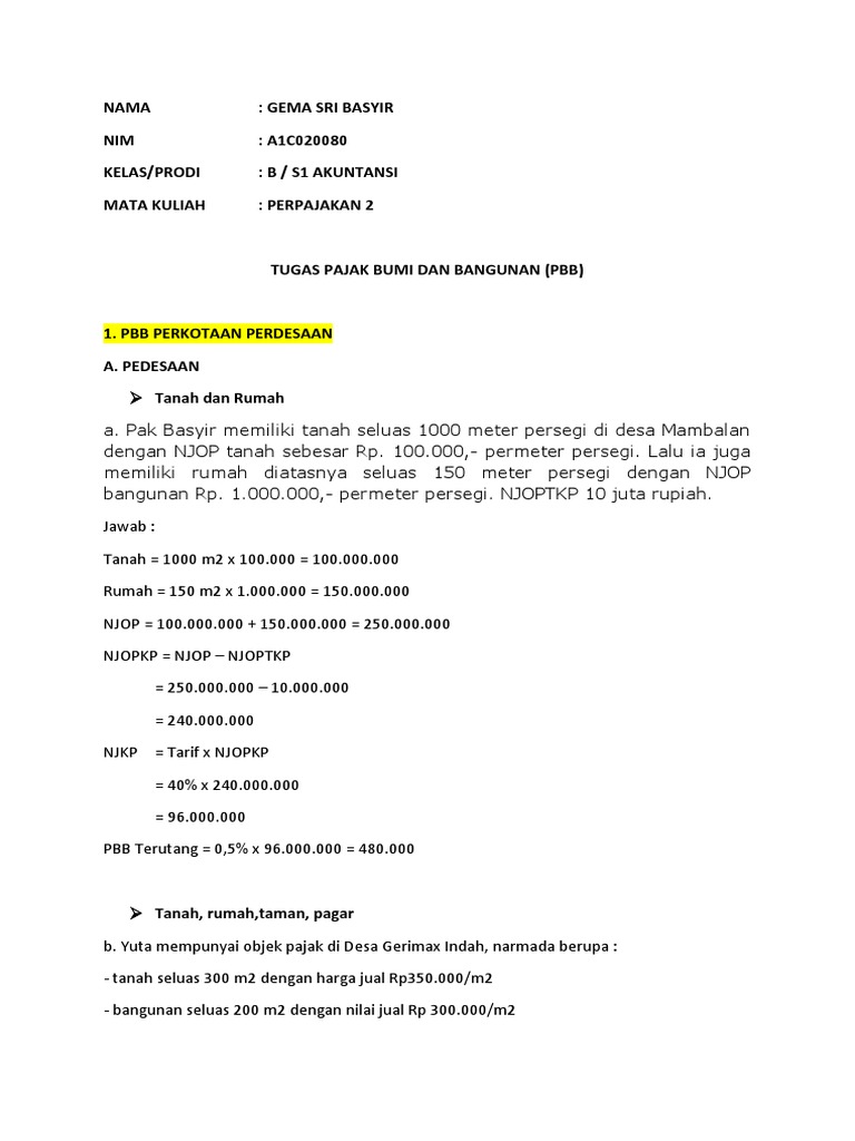 Tugas PBB | PDF