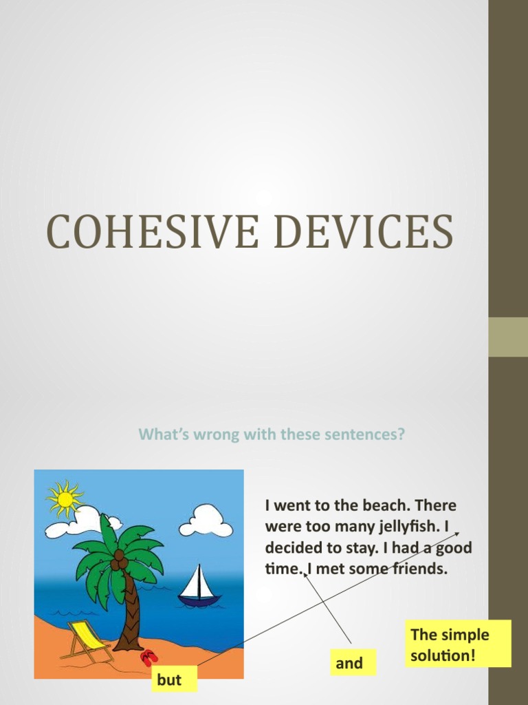 Cohesive Devices | PDF | Ellipsis | Linguistics