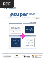 Grade 9 Maths: Exponent Laws Unit 2 | PDF | Exponentiation | Multiplication