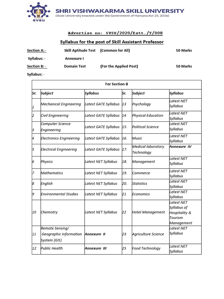 Assistant Professor Syllabus Overview | PDF | Geographic Information ...