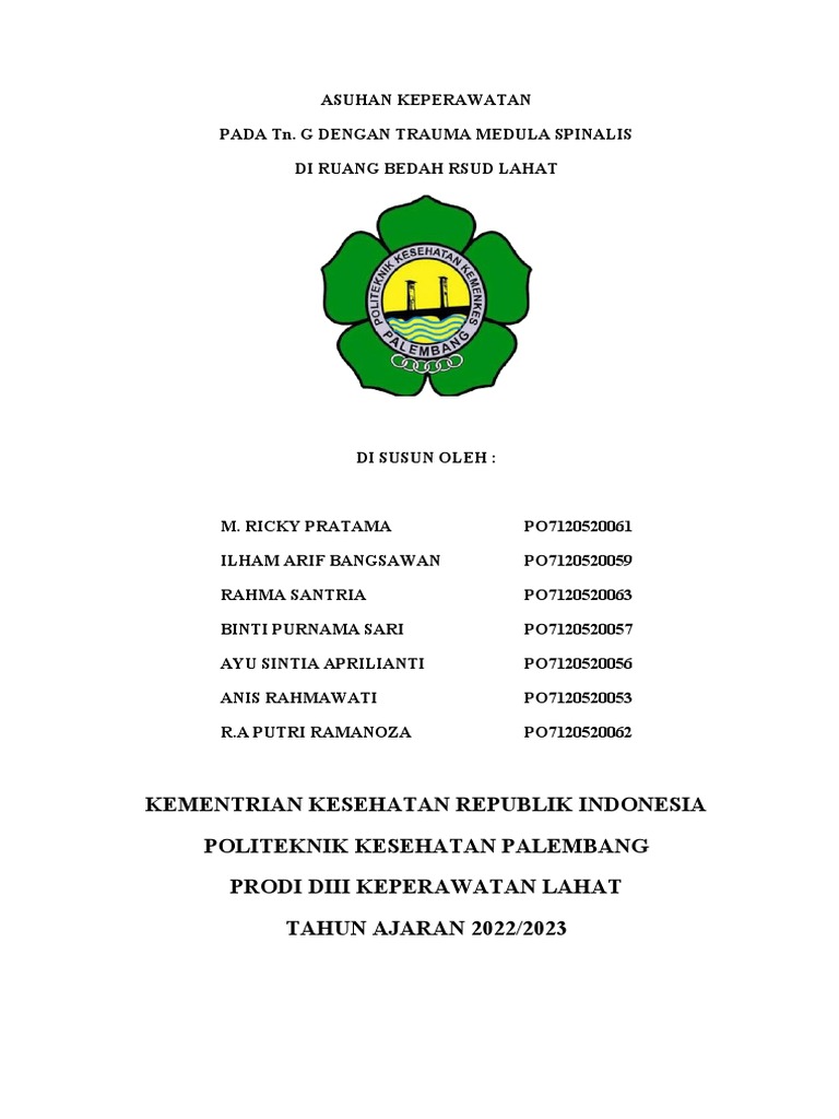 Askep Trauma Medula Spinalis | PDF