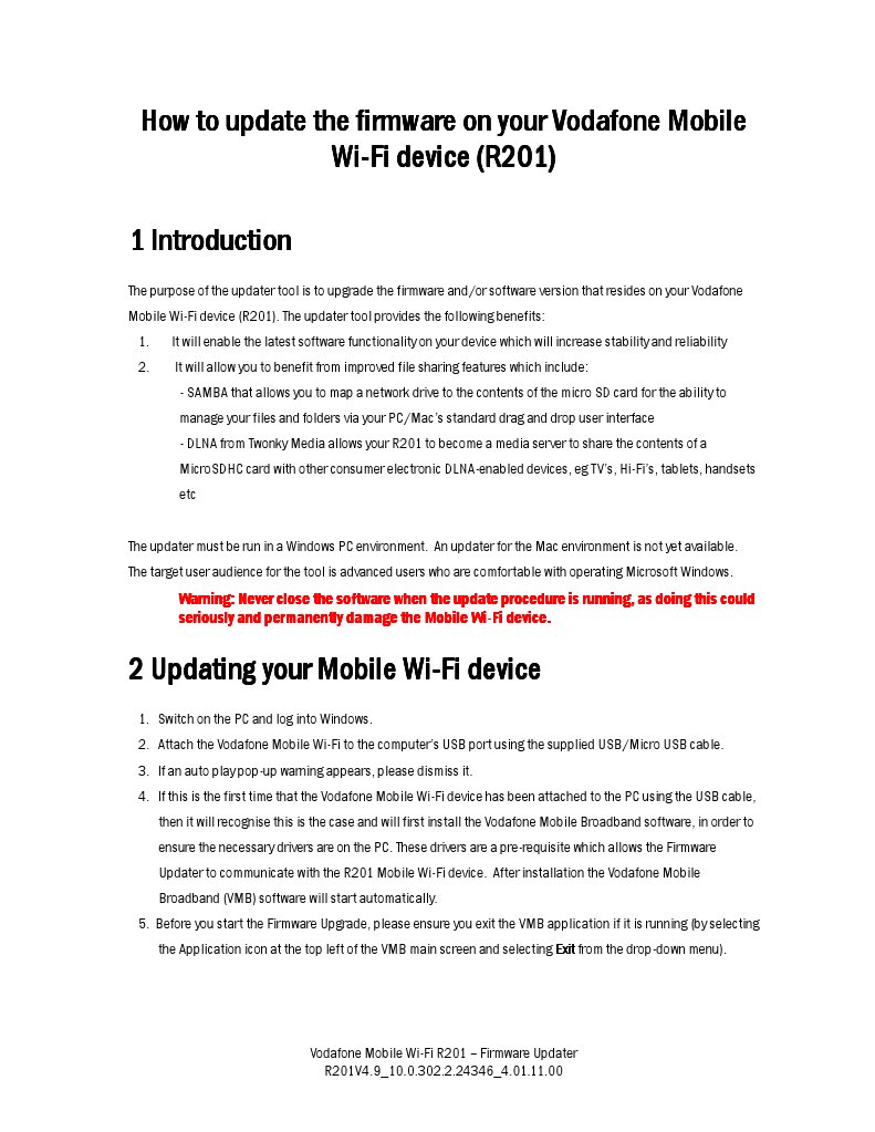 READ ME R201 Firmware Upgrade | PDF | Microsoft Windows | Usb