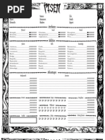 Exalted 3rd Edition Form Fillable Character Sheet v7 | PDF | Role Playing Games