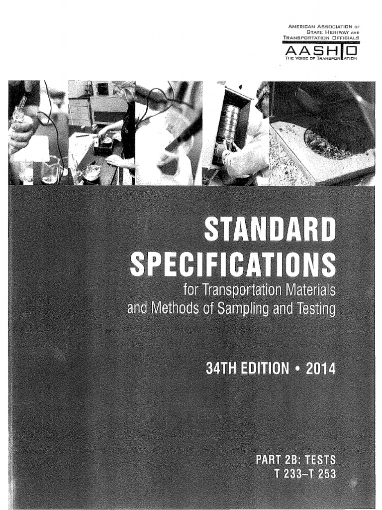 AASHTO Aggregate and Bituminous Standards | PDF | Concrete | Cement