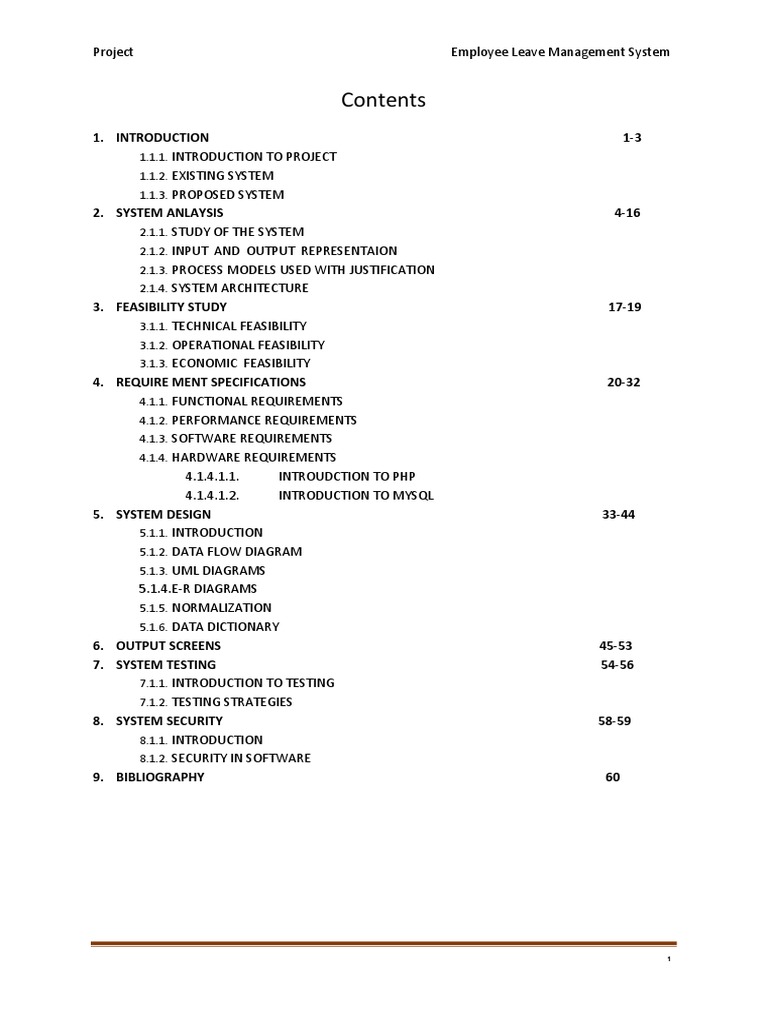 Leave Management Doc | PDF | Html | Php