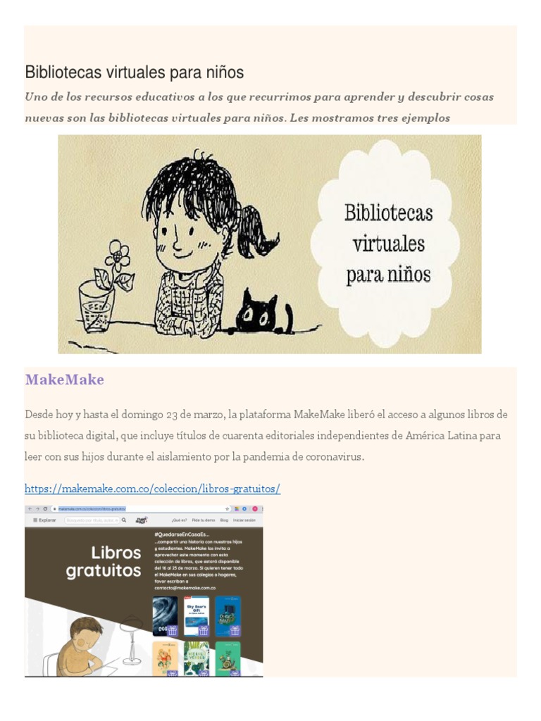 Bibliotecas Virtuales | PDF | Libreria digital | Bibliotecas