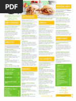 Breakfast and Kickback Menu - Drury Hotels | PDF | Hot Dog | French Fries