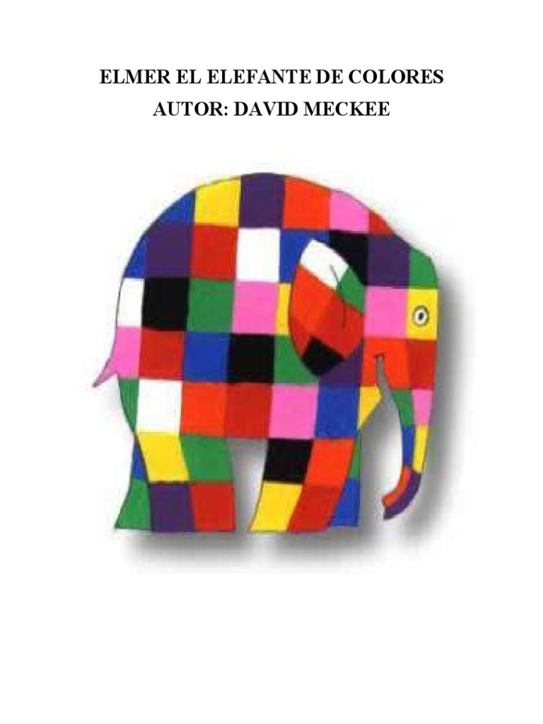 Elmer El Elefante de Colores | PDF
