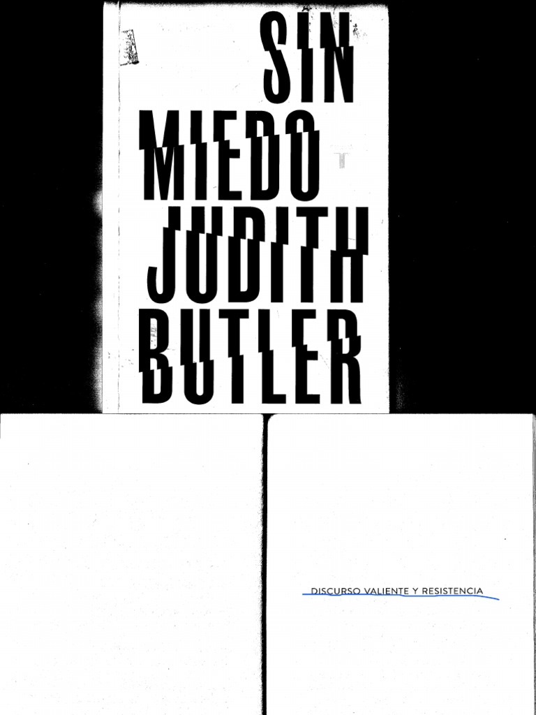 Sin Miedo, Judith Butler | PDF
