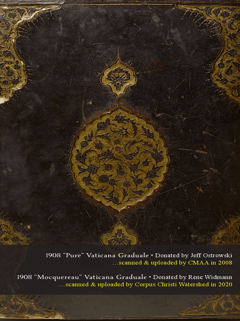 Graduale Romanum (Solesmes 1908) | PDF