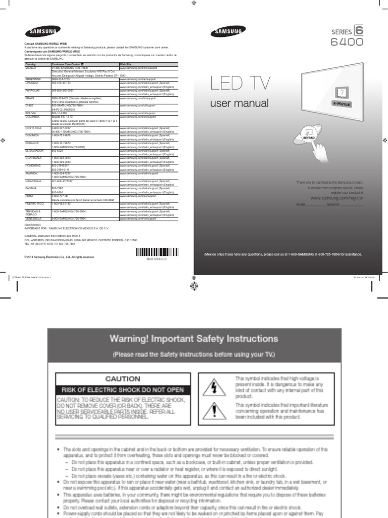 Led TV: User Manual | PDF | Wi Fi | Computer Network