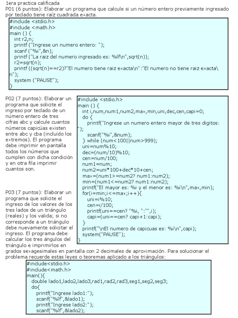 Practicas Algoritmo 21-2 | PDF | Estructura de datos de matriz | Informática