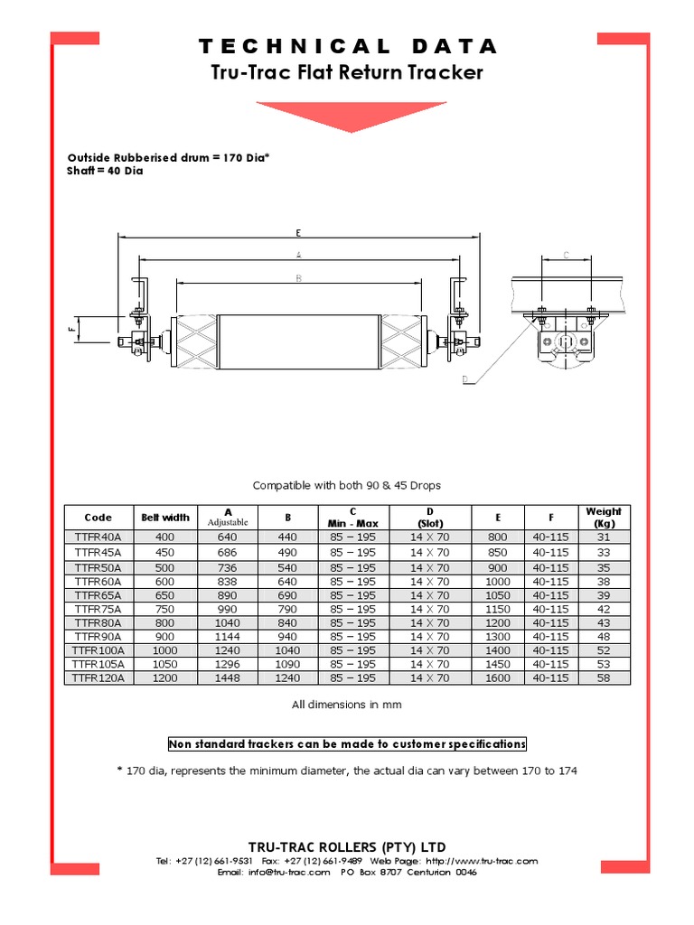 Data Sheet - Flat Tracker | PDF