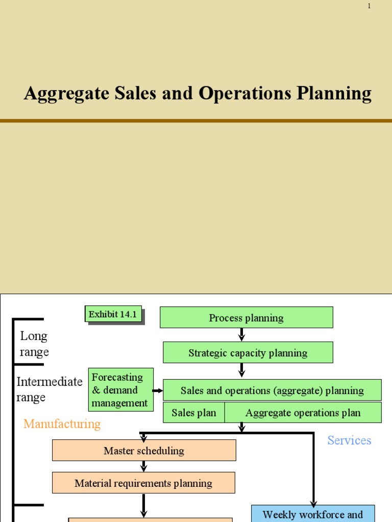 Aggregate Sales and Operations Planning | PDF | Inventory | Microeconomics