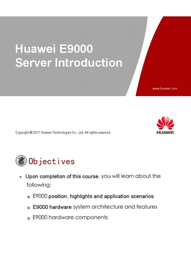 Huawei E9000 Server Introduction | PDF | Power Supply | Alternating Current