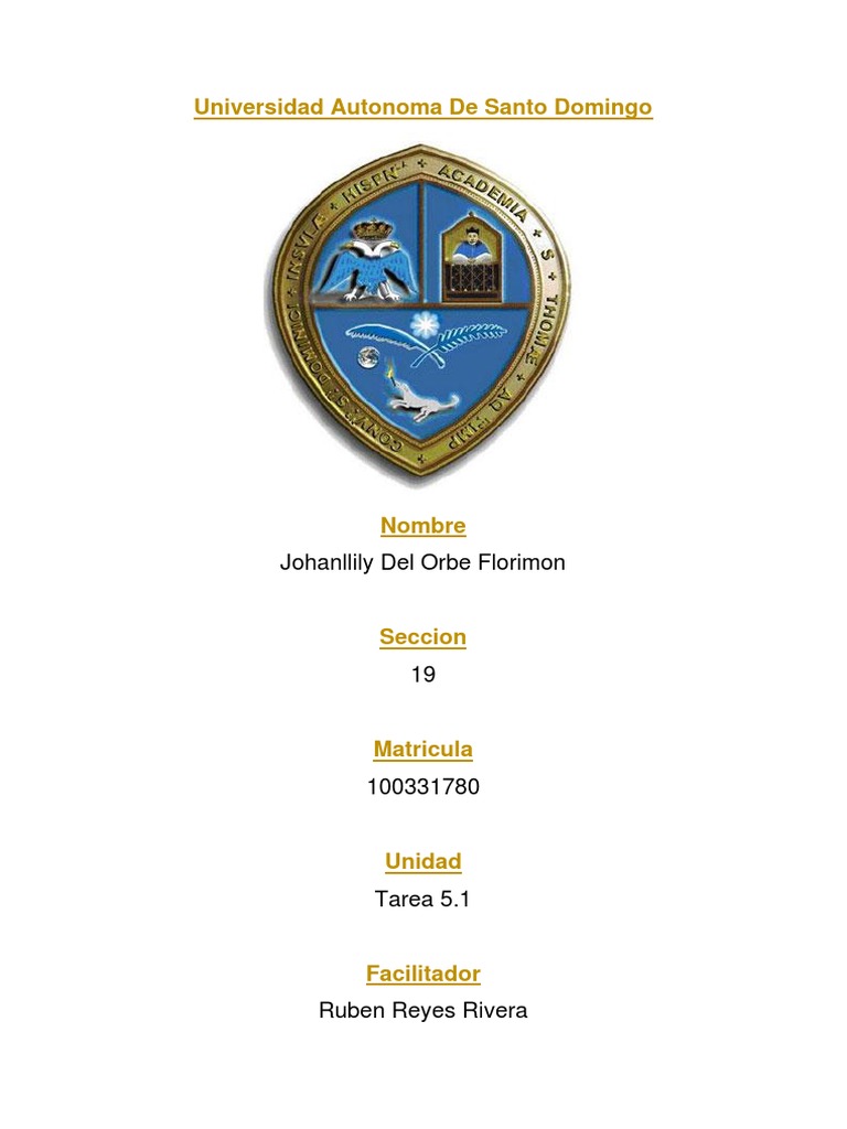 Tarea Unidad 5,1 | PDF