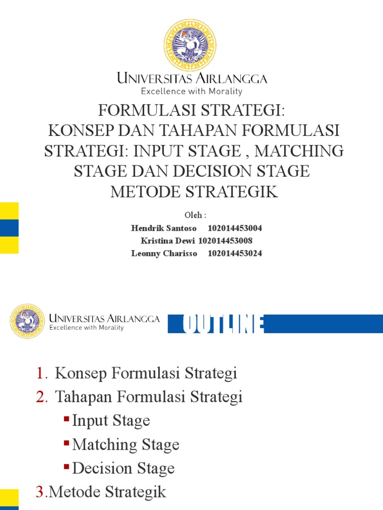 Formulasi Strategi | PDF