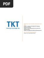 TKT Clil Sample Paper | PDF | Learning | Question