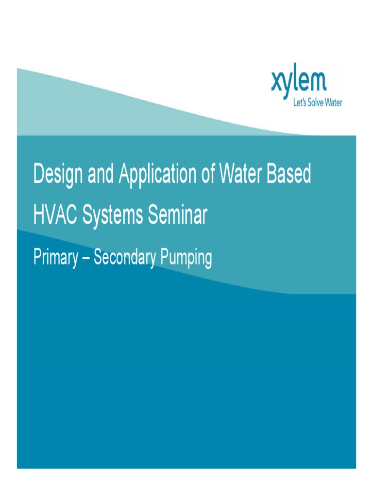 07 Primary Secondary Pumping Pdf Pump Boiler