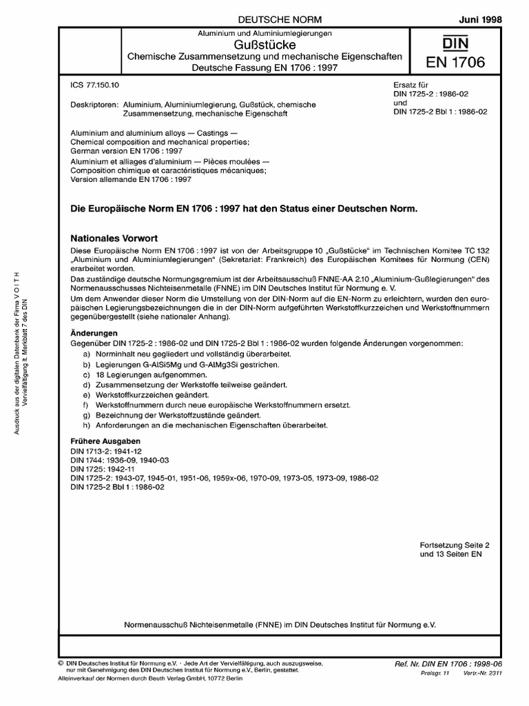 Din en 1706 1998 | PDF