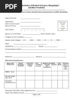 NMC Revised Declaration Form (Faculty & Residents) | PDF | Doctor Of ...
