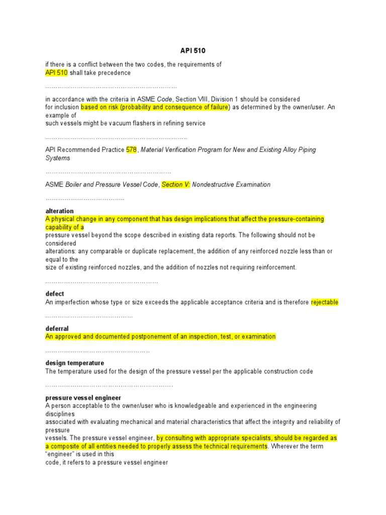 Api 510 1-2022 | PDF