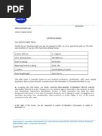 Infosys Offer Letter | PDF | Identity Document | Government And Personhood