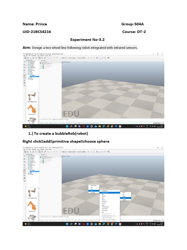 Design A Two Wheel Line Following Robot Integrated With Infrared ...