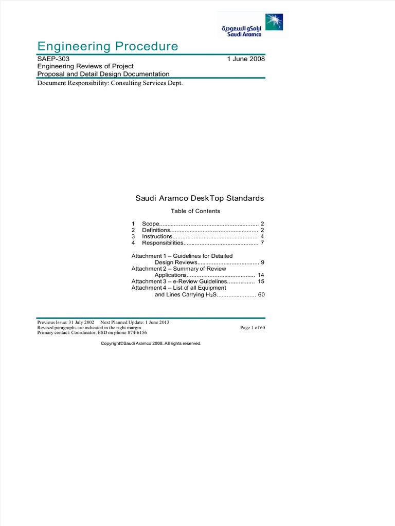 Saep-303 | PDF | Specification (Technical Standard) | Design