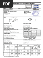 Sample WPS Form (GTAW & SMAW) Welding Procedure Specification (WPS ...