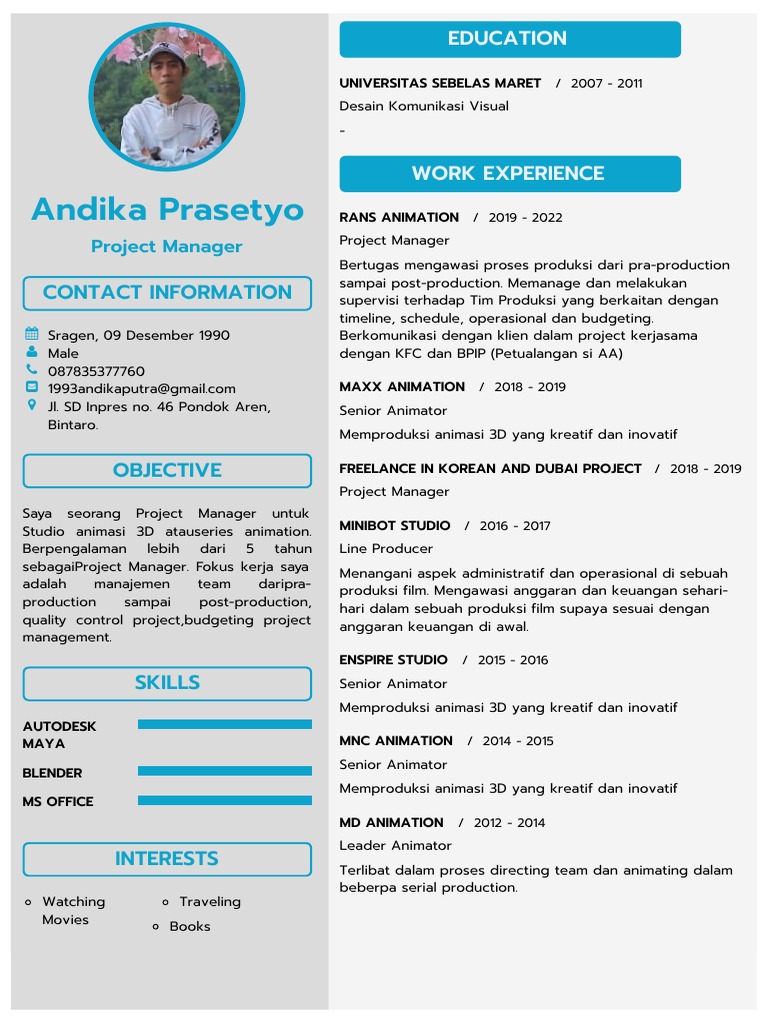 Cv-Andika Prasetyo05 | PDF