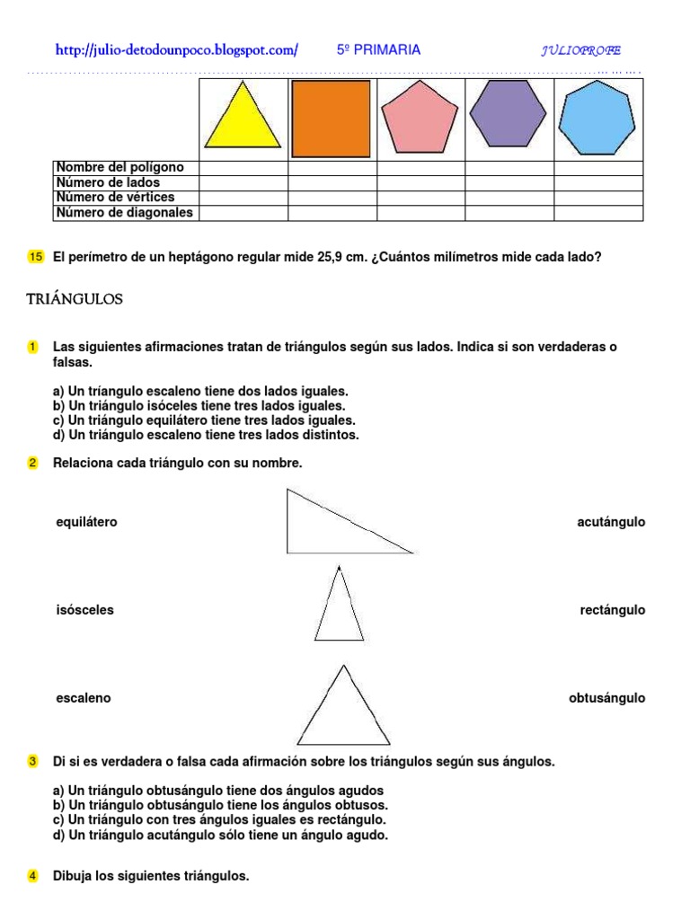 Figuras Planas | PDF | Triángulo | Rectángulo