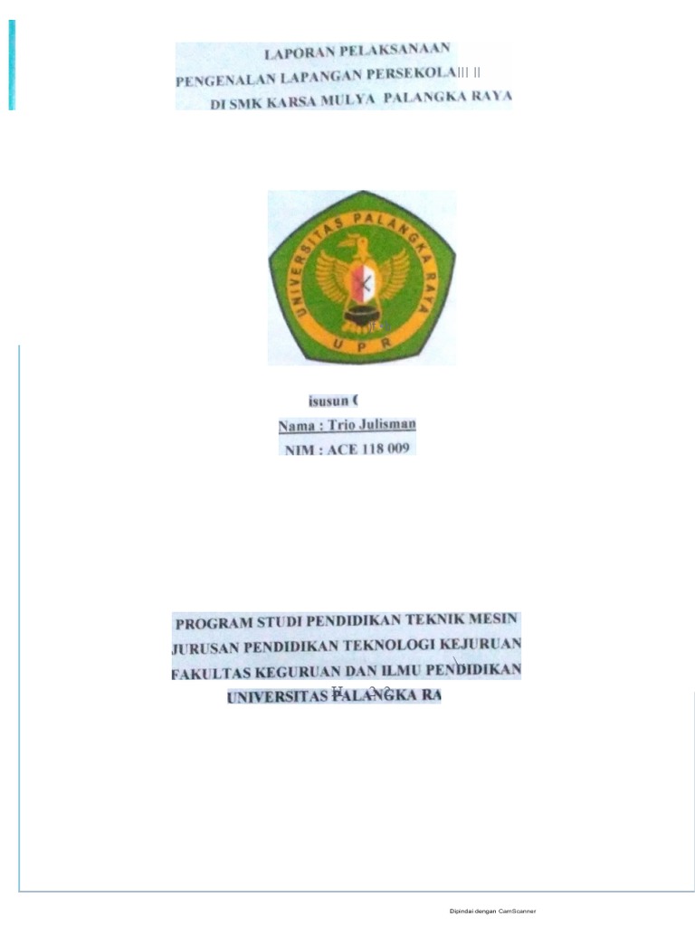 Contoh Laporan PLP 1 | PDF