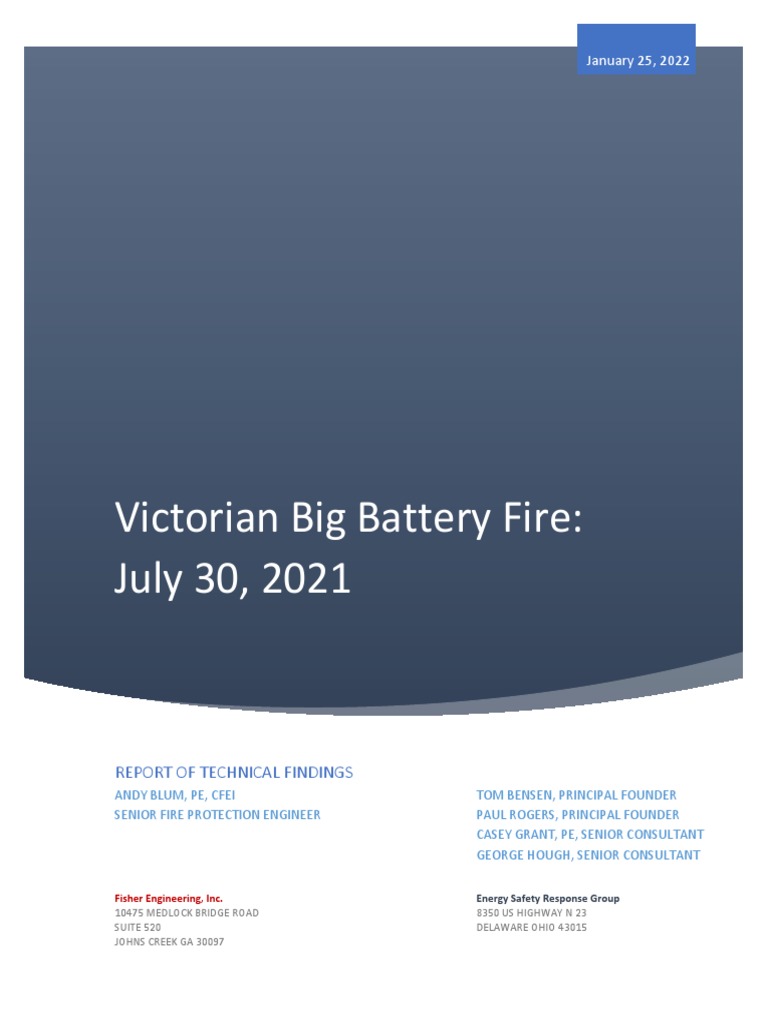 VBB Fire Independent Report of Technical Findings | PDF | Fires | Nature