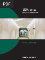 SteelStud - 07wb Rondo Steel Stud | PDF | Drywall | Wall